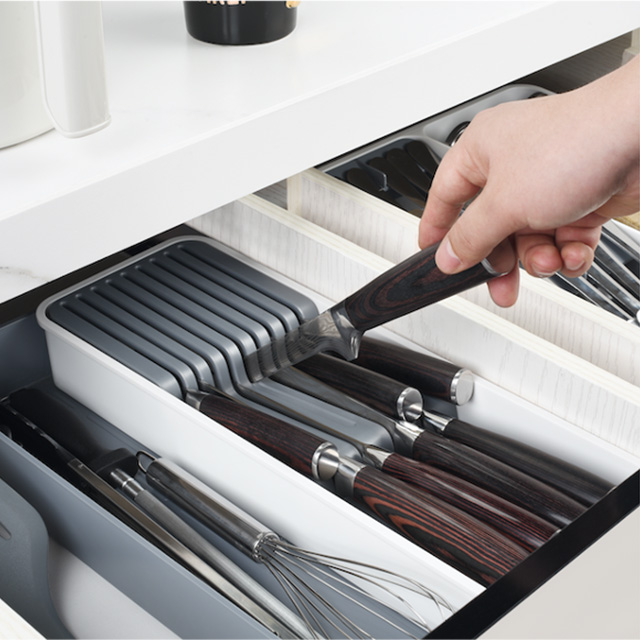 Expandable Knife Drawer Organizer Tray - Buy Expandable Knife Drawer ...